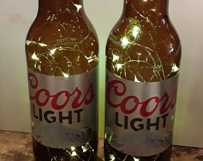 Coors Light Bottle Lights Coors Light Gifts Coors Light - Etsy