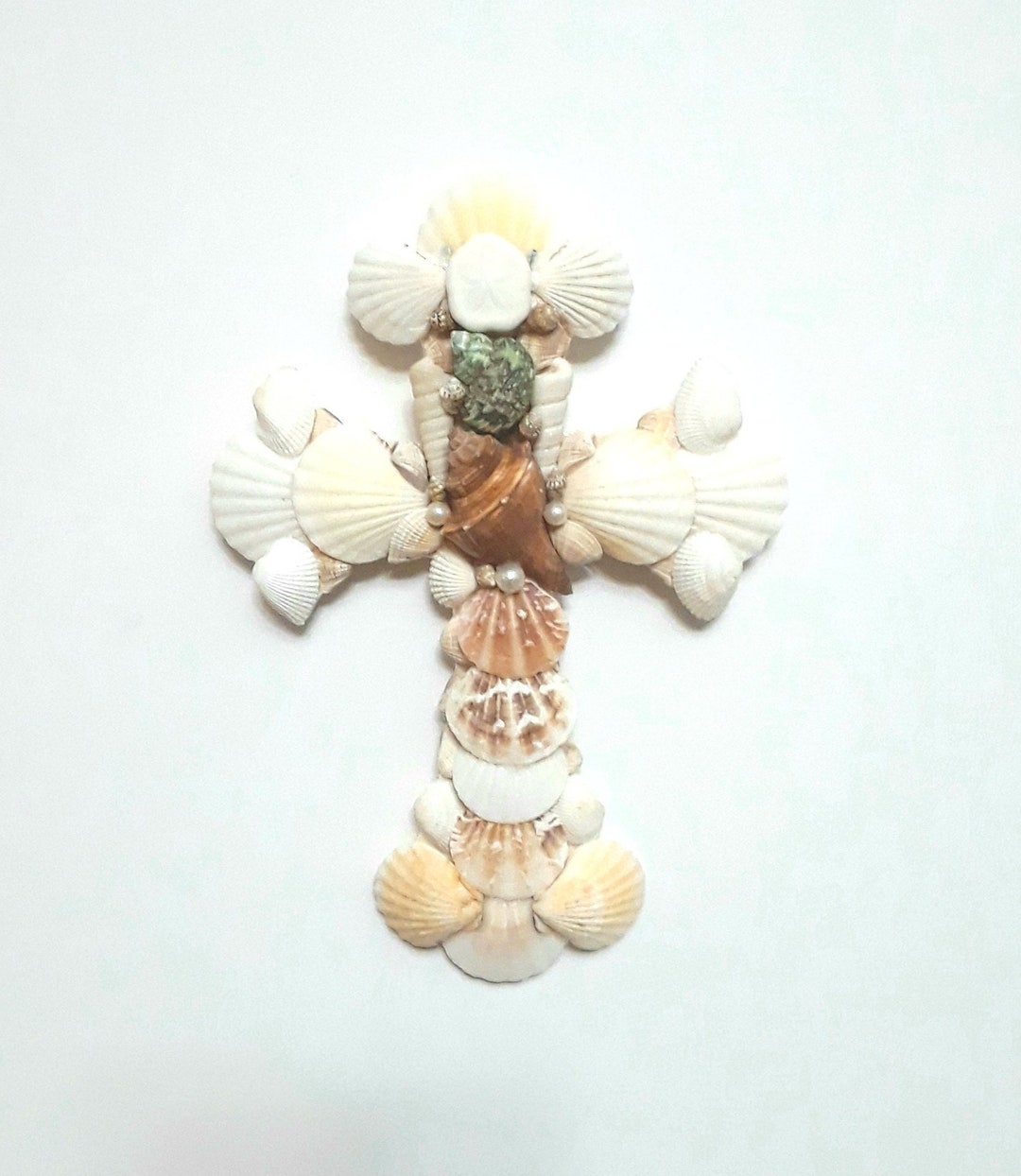 Real Seashell Cross Seashell Crosses Beach Shell Cross - Etsy
