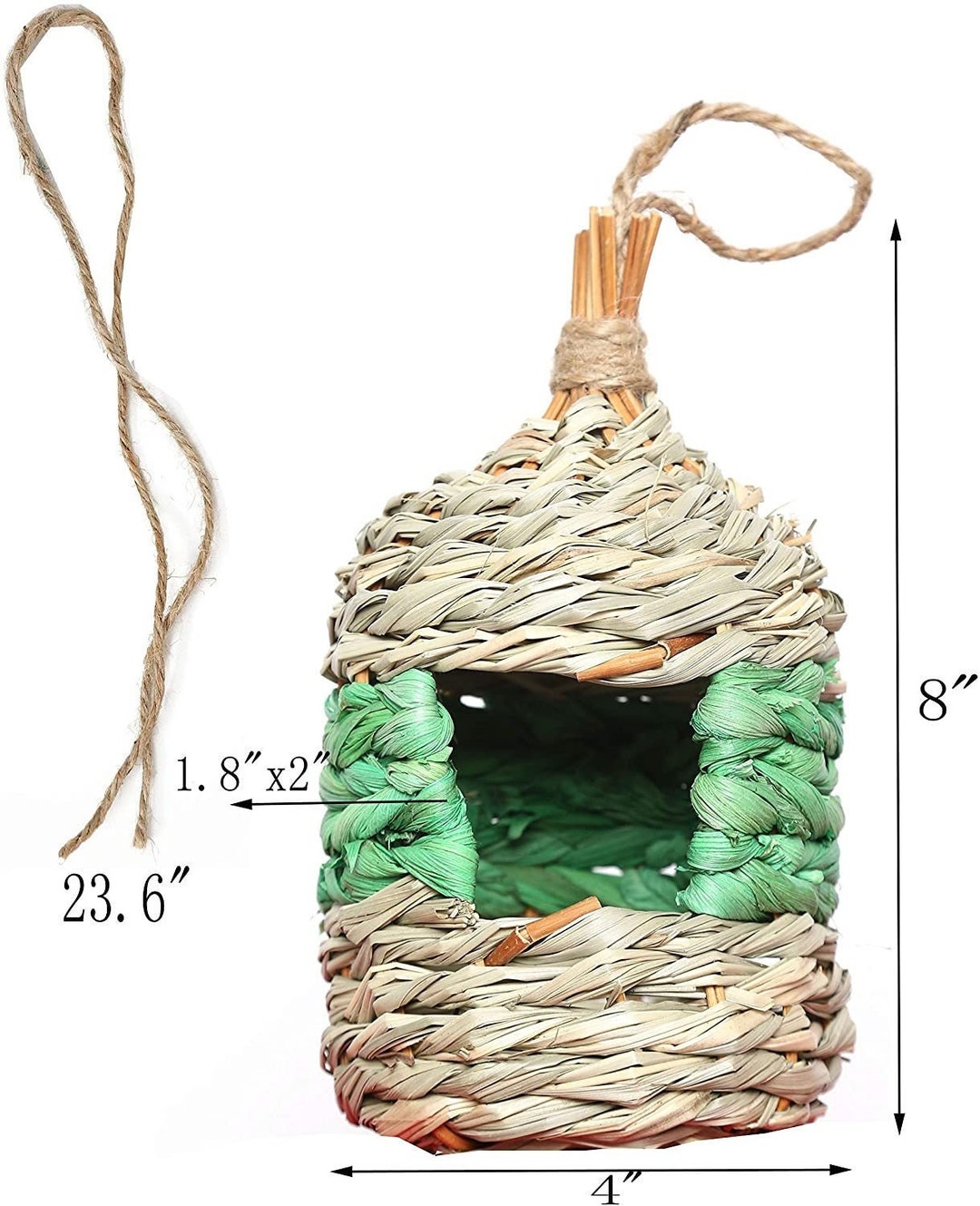 Bird House, Hummingbird House, Woven Bird House for Crafts, Bird Houses ...