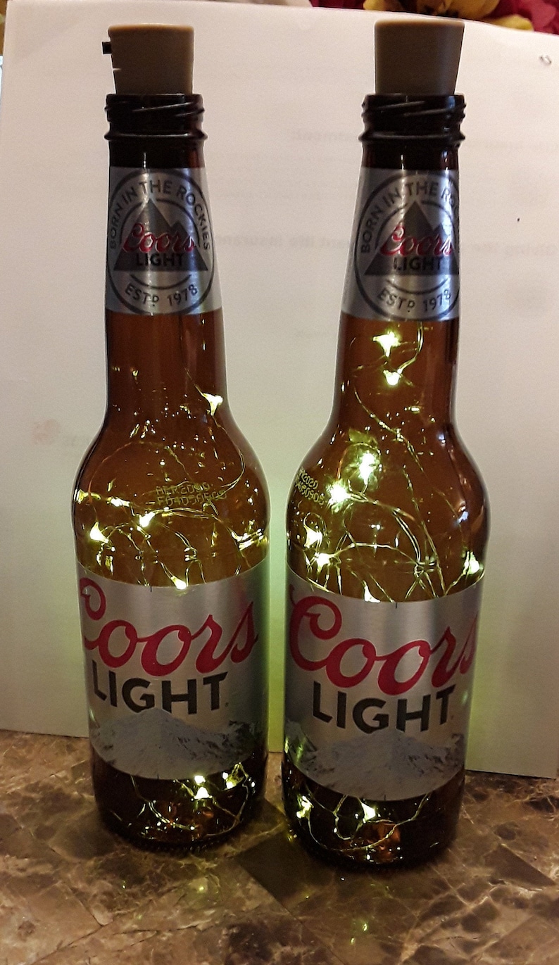 Coors Light Bottle Lights, Coors Light Gifts, Coors Light Lighted ...