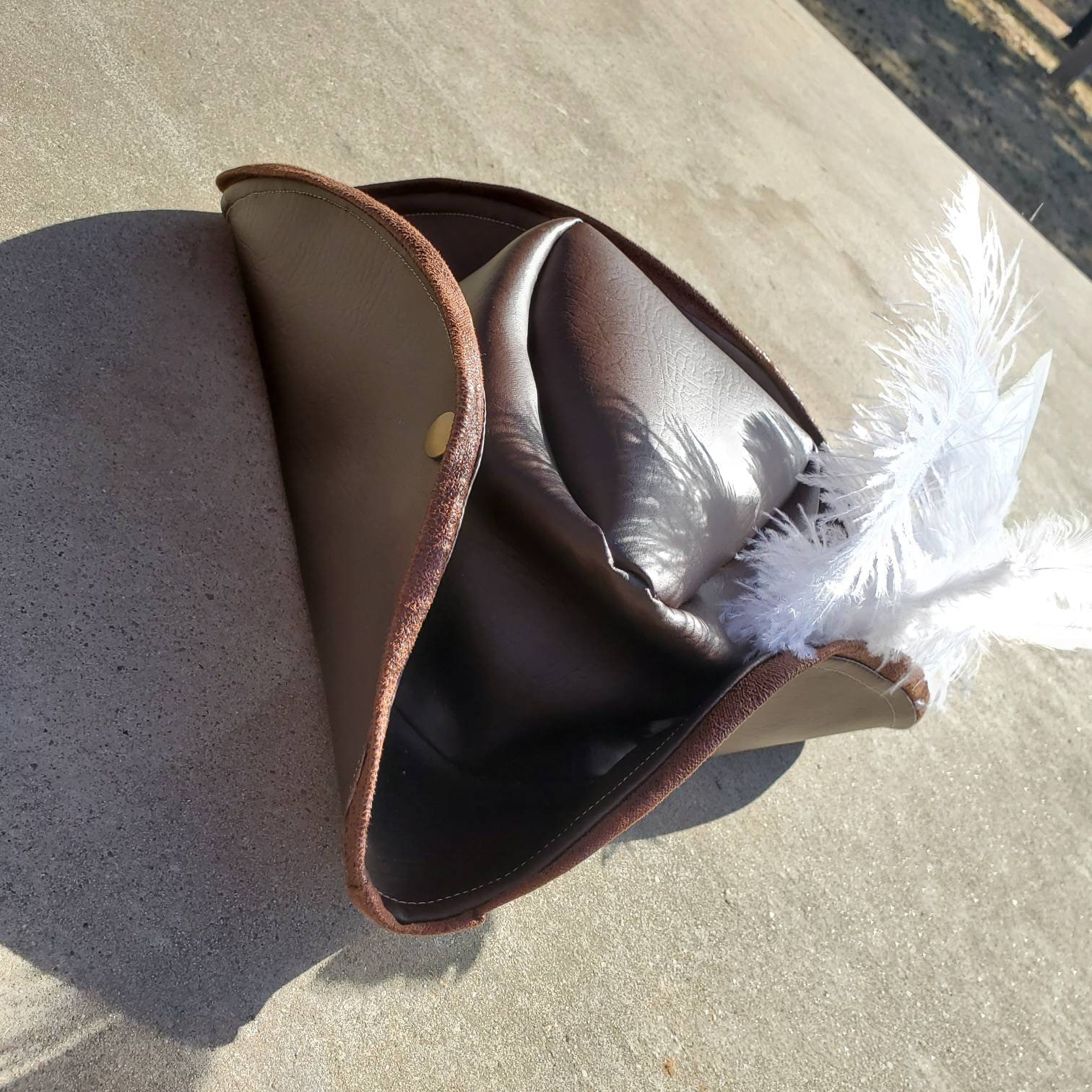 Lady Maria Hat Bloodborne Tricorn Hat Vinyl Hat Cosplay | Etsy New Zealand