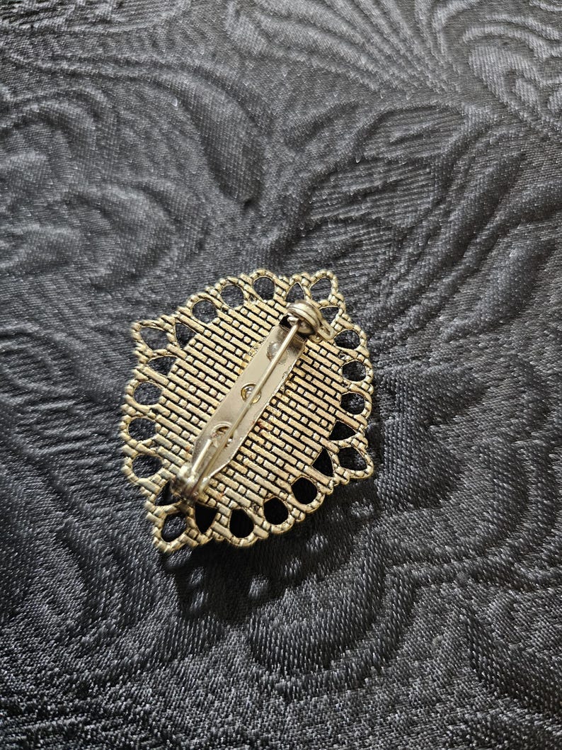 Dark Green Broach, Lady Maria Broach - Etsy