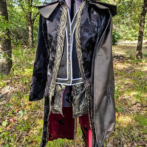 Full Lady Maria Costume, Tricorn Hat, Leather Gloves, Scarf, Bloodborne ...