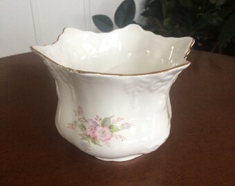 Gold rimmed vase | Etsy