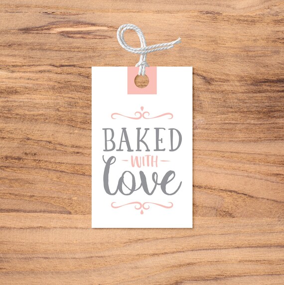 Printable Instant Download Bakery Kitchen Gift Tags / Baked - Etsy