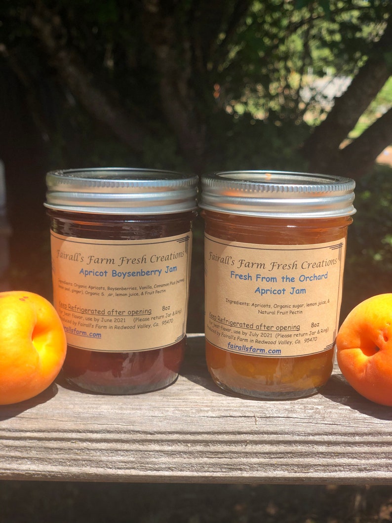 Apricot Jam, Fairall's Farm, Gourmet Gift, Food Gift, Homemade Jam, Jam ...