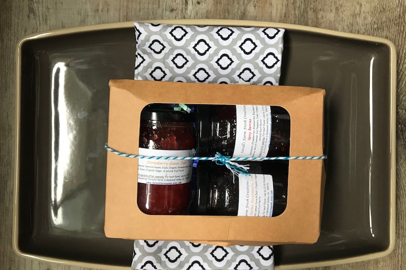 Jam Tasting Gift Set (3 4oz Jars), Fairall's Farm, Valentine's Gift Set ...
