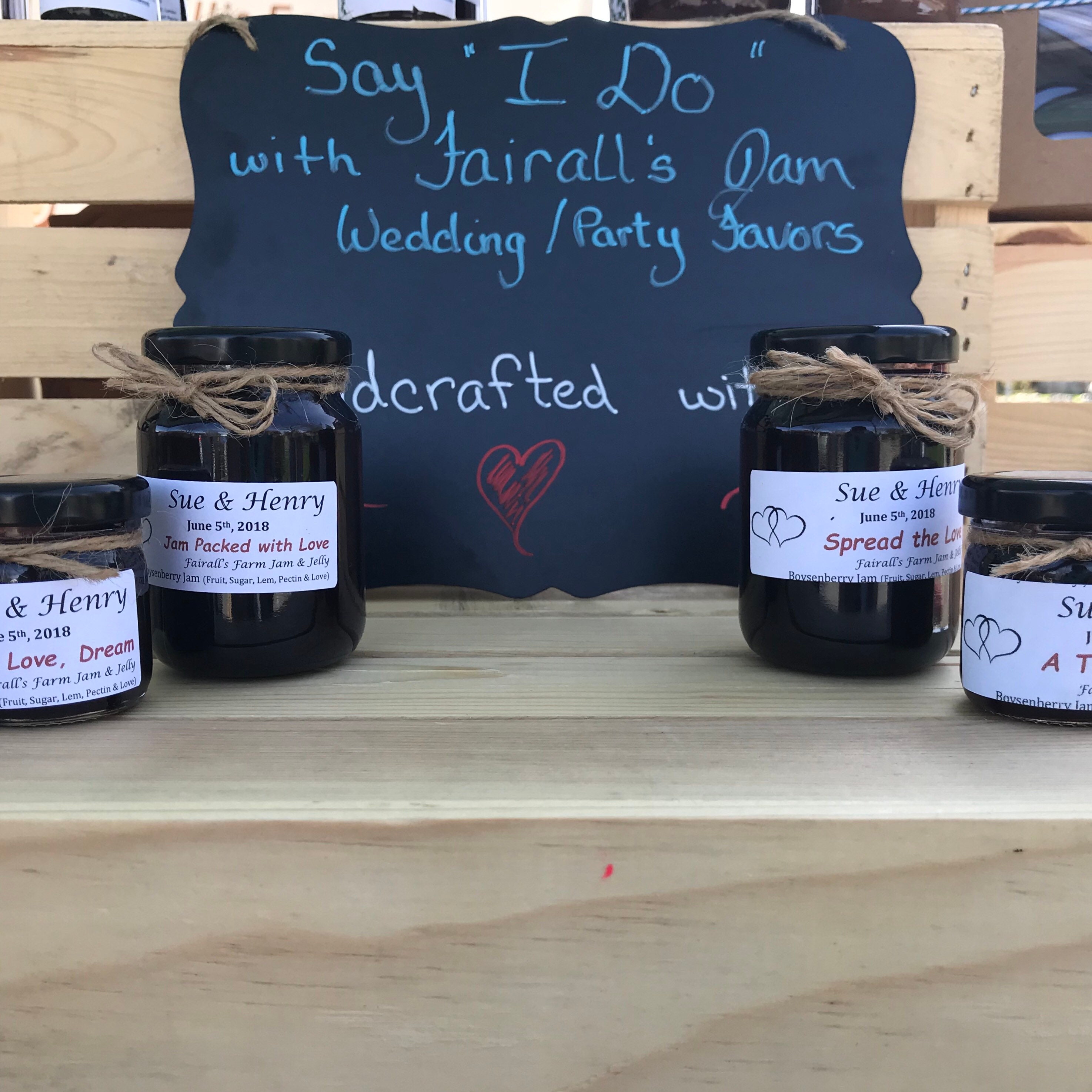 Jam Wedding Favors 1.5oz jars Wedding Favors for Guests in | Etsy