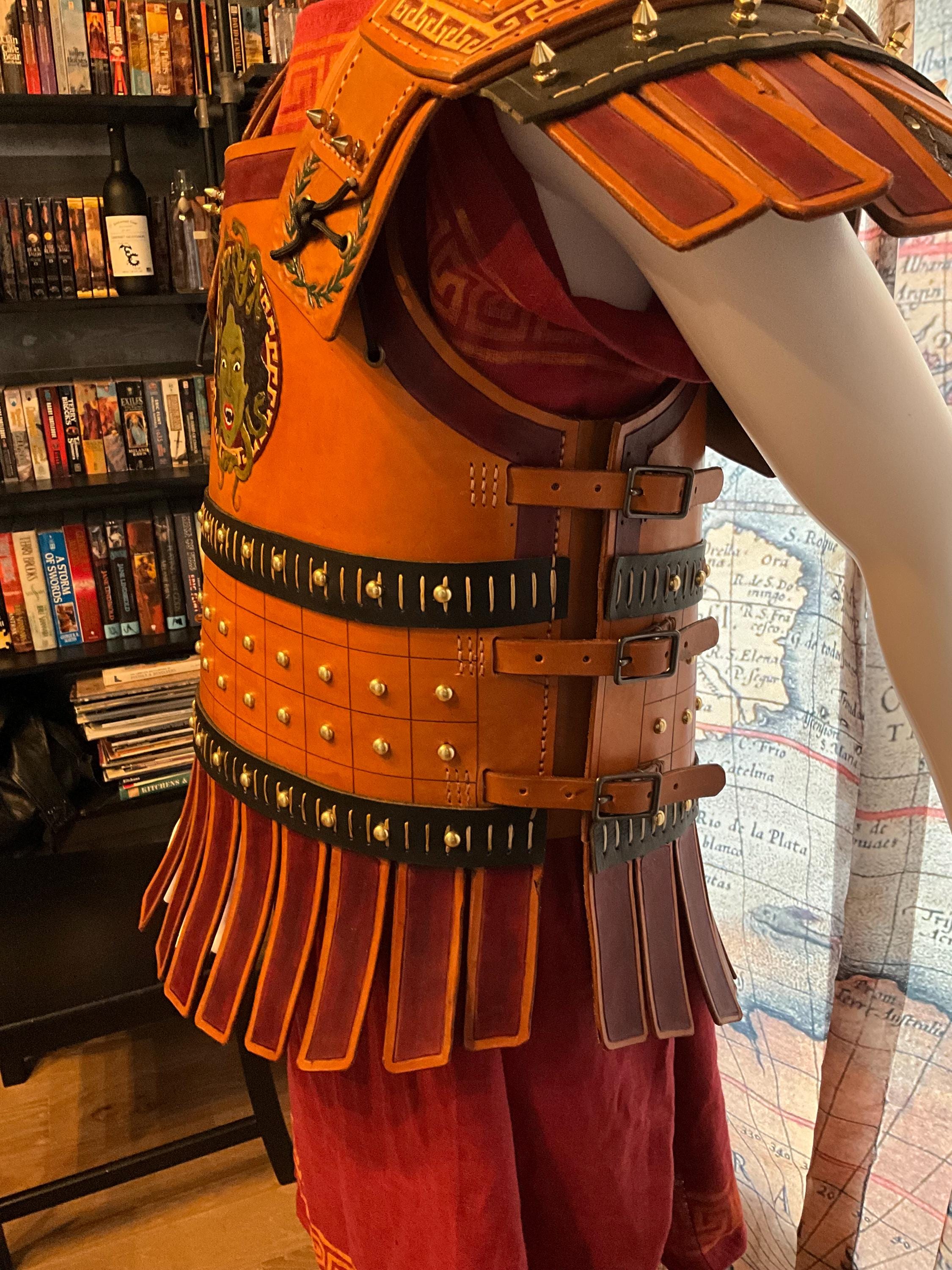 Trojan Inspired Leather Body Armor. - Etsy