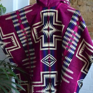Poncho/alpaca Wool Poncho/authentic Peruvian Poncho/handmade Poncho ...