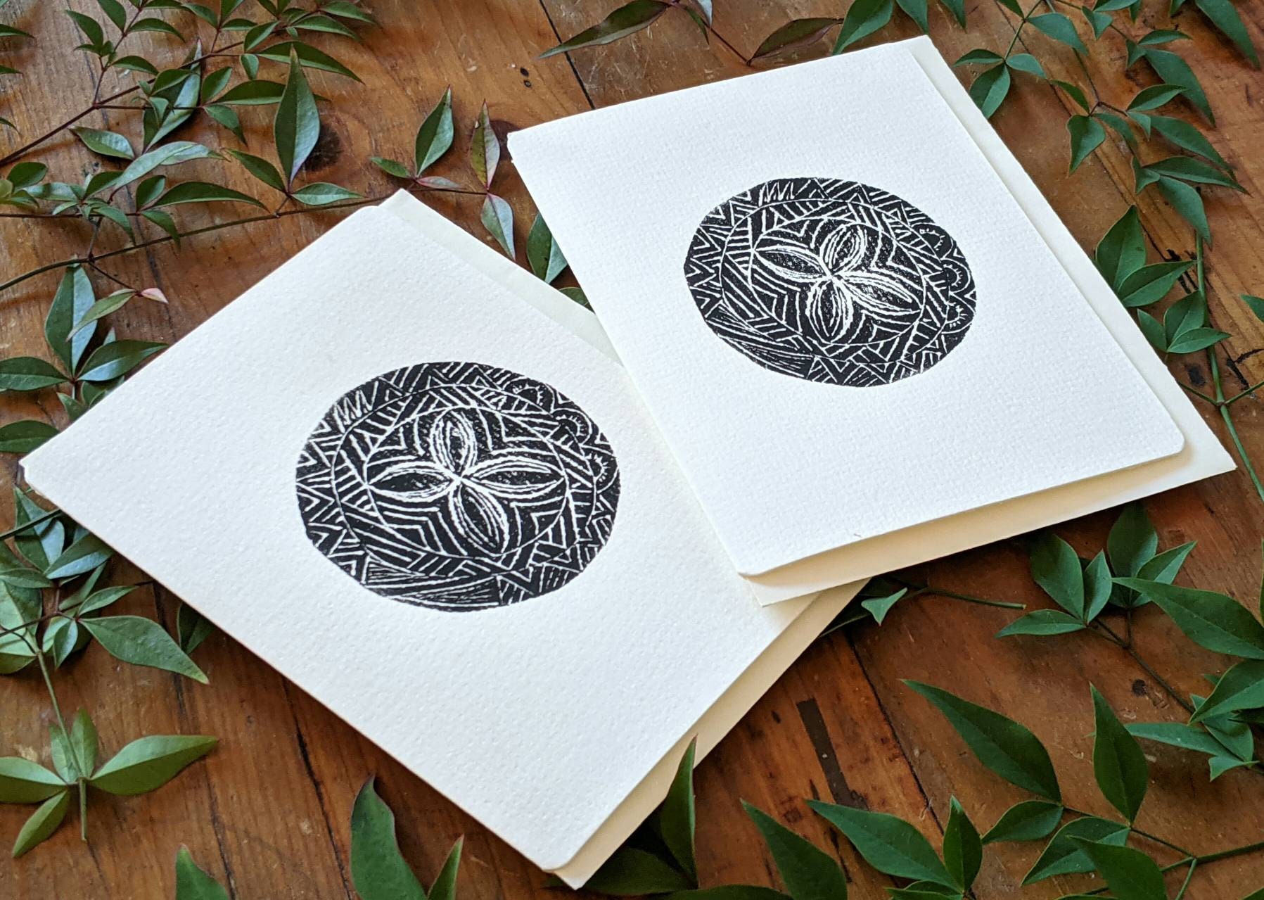 Greeting Cards Blank Cards Paper Polynesian Modern Contemporary Card ...