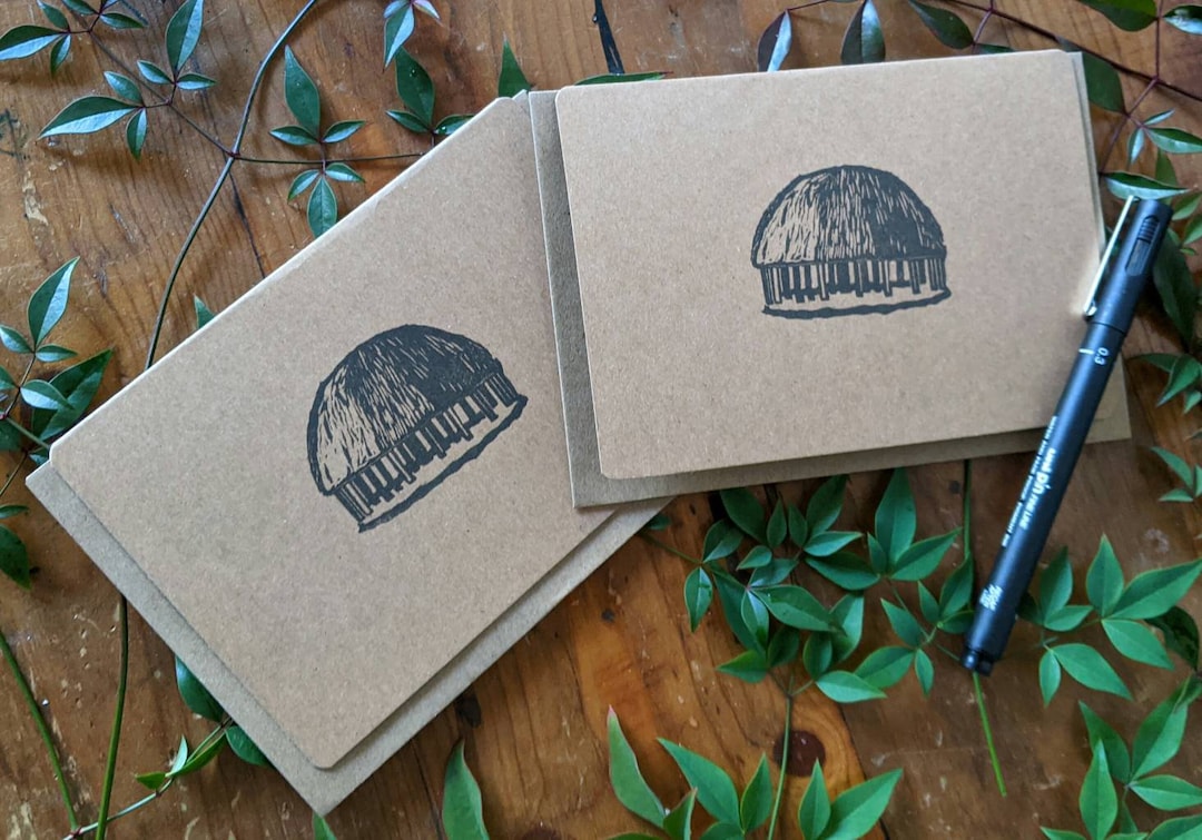 Fale Samoa Card, Contemporary Card, Handmade Card, Linocut Print Card ...