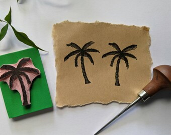 Coconut Tree Stamp | Etsy