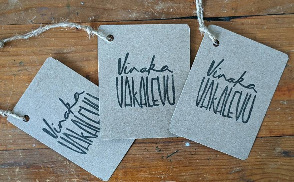 VINAKA VAKALEVU Stamp Thank You Stamp Fiji Pacifica | Etsy