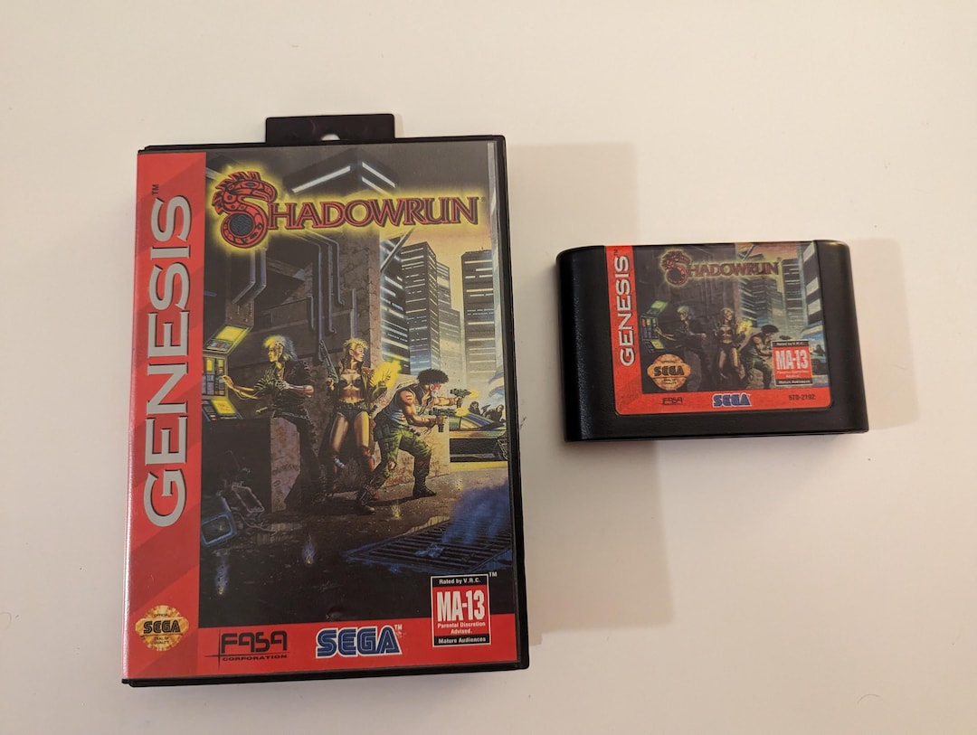 Shadowrun for Sega Genesis Video Game in Box RARE Tested - Etsy