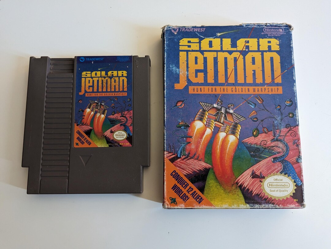 Solar Jetman Original Nintendo Entertainment System NES Game Cartridge ...