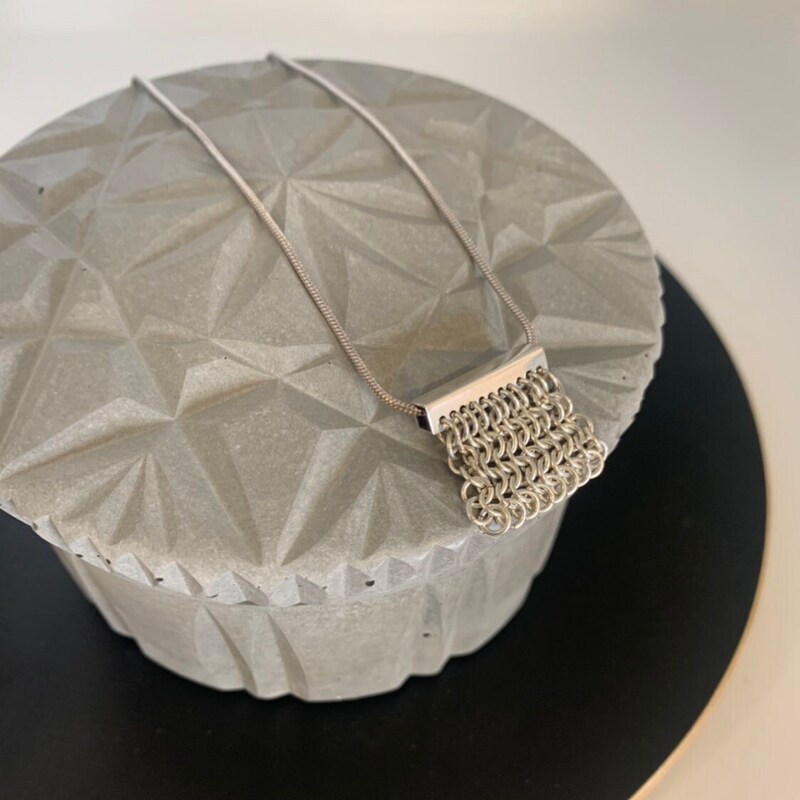 Chainmail Pendant - Etsy
