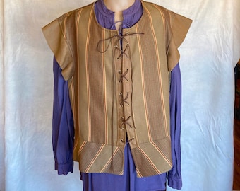 Two Color Hooded Vest - Etsy