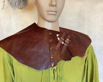 Medieval Leather Mantle - Etsy