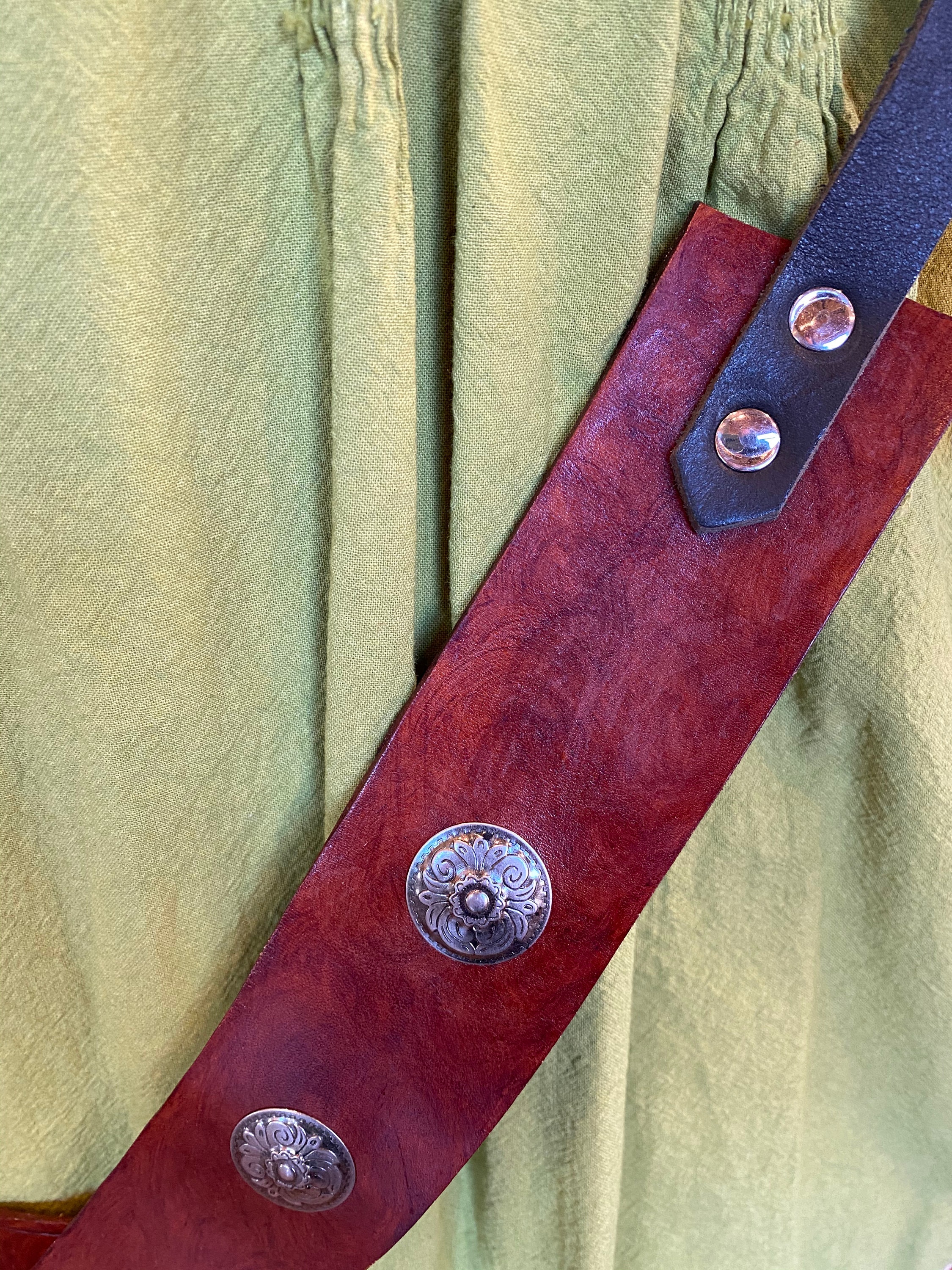 Renaissance Brown Leather Bandolier: Medieval Sword Scabbard Strap - Etsy