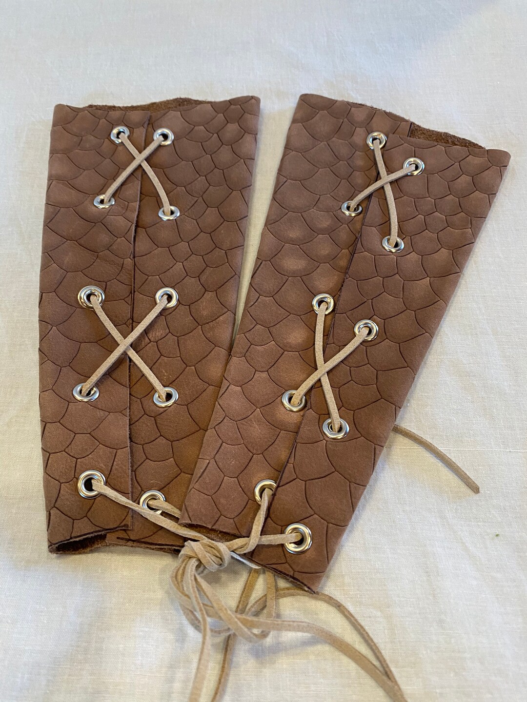 Leather Gauntlets, Leather Bracers, LARP Bracers, Costume Gauntlets ...