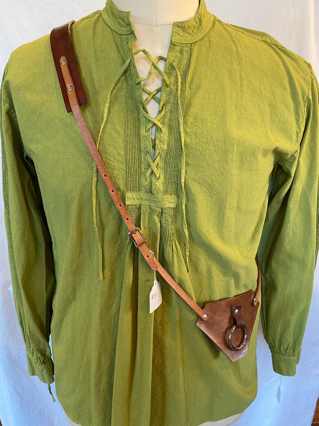 Renaissance Brown Leather, Pirate Brown Leather, Bandolier, Leather ...