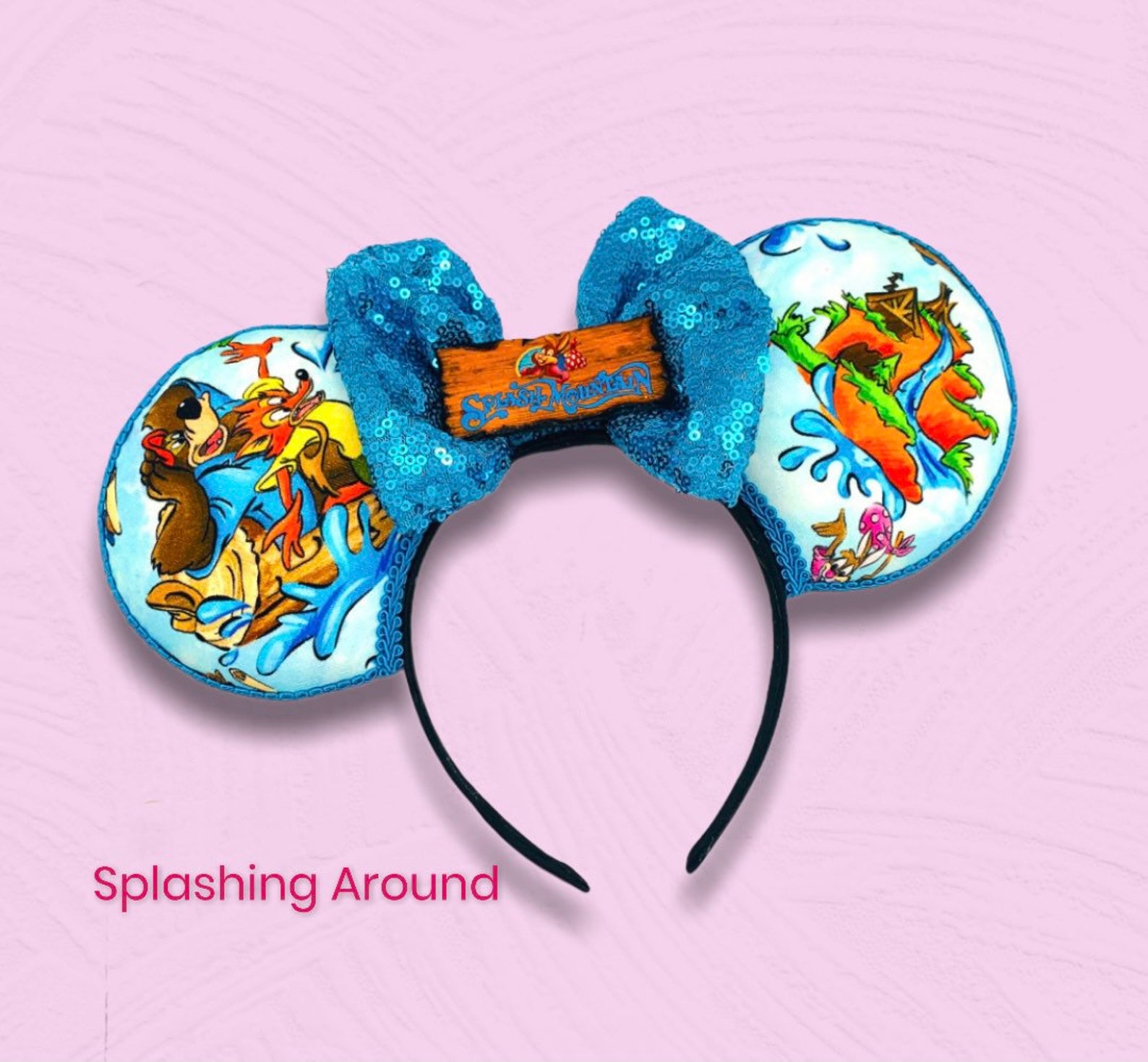 Splash Mountain Disney Ears and Masks Matching Ears and Mask Minnie ...