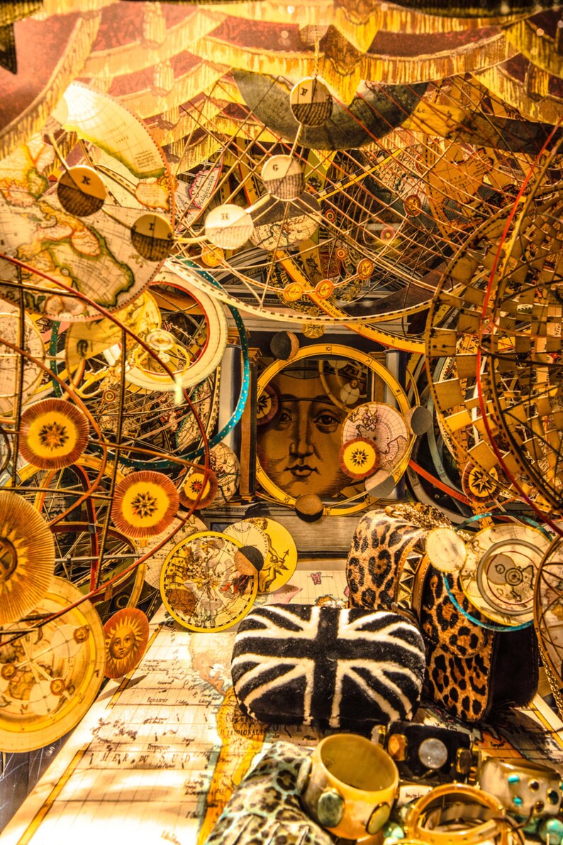 Weather, Sun and Wind Diorama - Window Display - Vertical Art Print ...