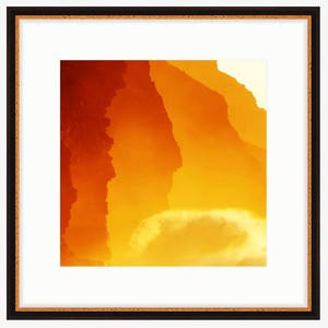 Wall Art Set of Three - Colorful Sun Haze Landscapes, Wall Art Canvas ...