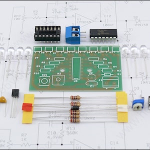 LED Light Chaser Follower Sequencer Scroller Strobe Knight Rider 16 ...