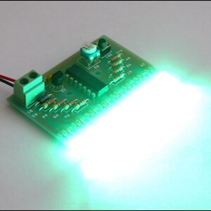 LED Chaser Knight Rider Light Follower Sequencer Scroller Strobe 16 ...