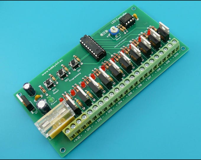 Programmable LED Light Chaser Controller 1 to 10 Channel Lighting ...