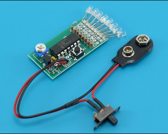 LED Chaser Strobe Light Flash Controller Speed Control 8x 3mm Leds RC ...