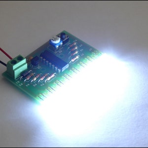 LED Chaser Knight Rider Light Follower Sequencer Scroller Strobe 16 ...