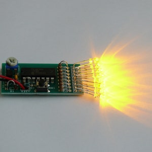 LED Chaser Strobe Light Flash Controller Speed Control 8x 3mm Leds RC ...