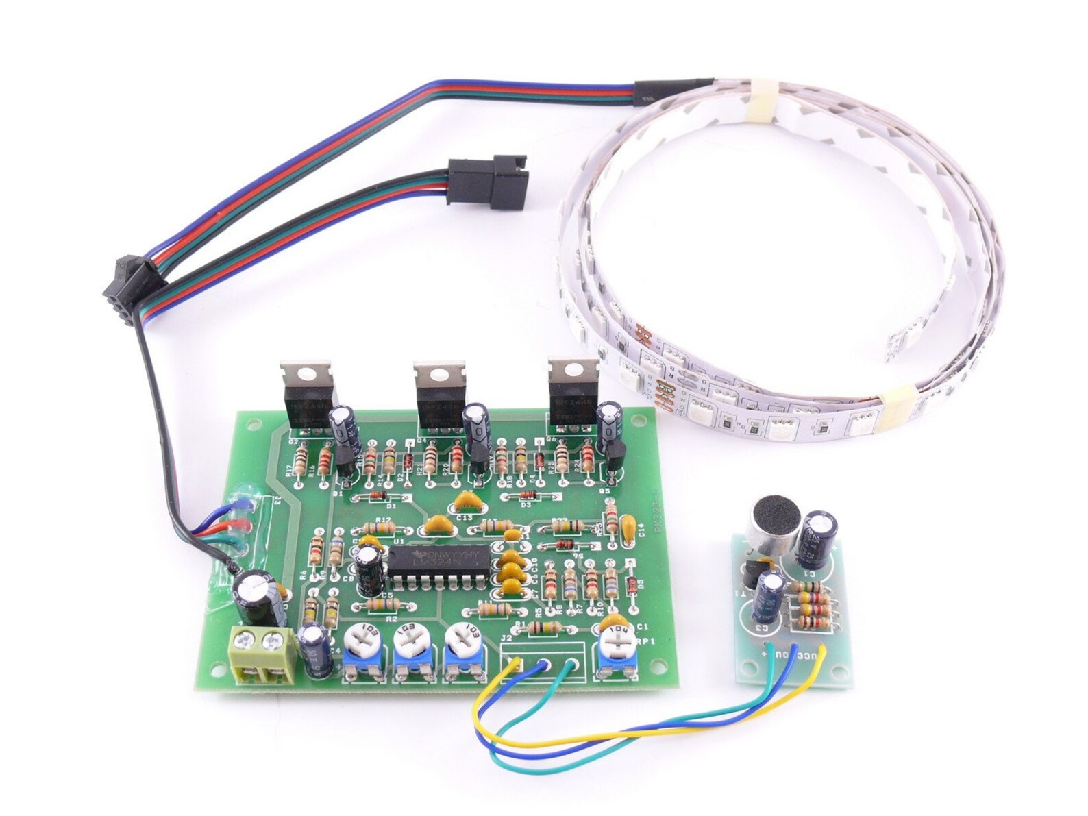 RGB LED Color Organ 3 Channel Spectrum Analyzer 5050 RGB Led | Etsy