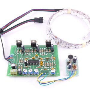 RGB LED Color Organ 3 Channel Spectrum Analyzer 5050 RGB Led | Etsy