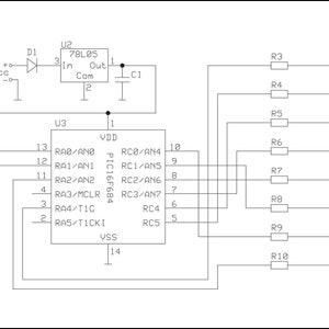 LED Chaser Knight Rider Light Follower Sequencer Scroller Strobe 16 ...