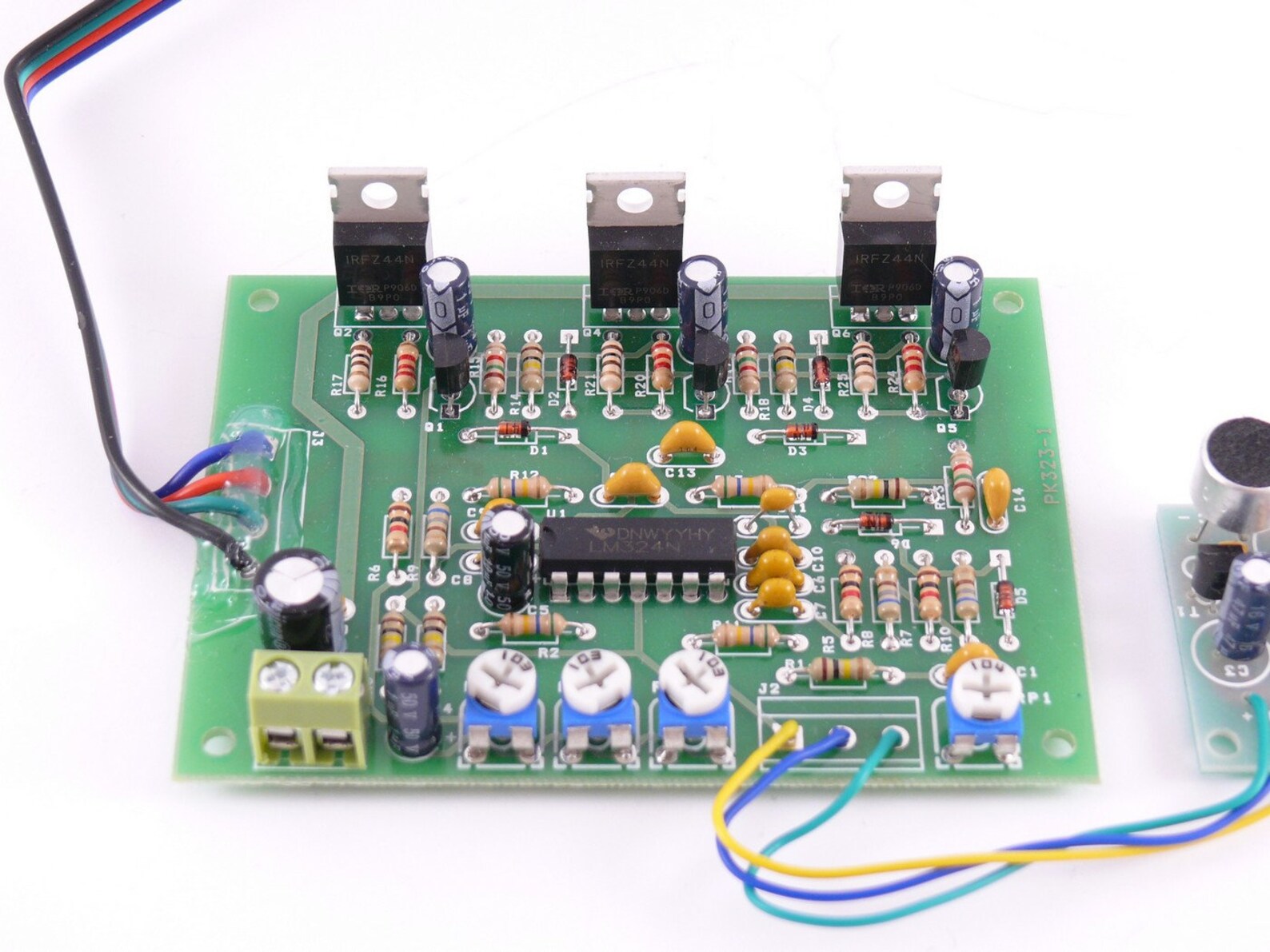 RGB LED Color Organ 3 Channel Spectrum Analyzer 5050 RGB Led | Etsy