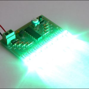 LED Chaser Knight Rider Light Follower Sequencer Scroller Strobe 16 ...