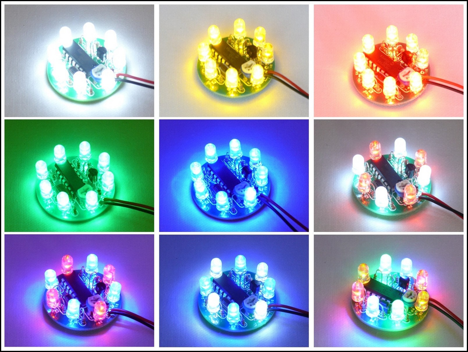 UFO LED Chaser Beacon Sequencer Lights Flash Show Strobe 8x - Etsy