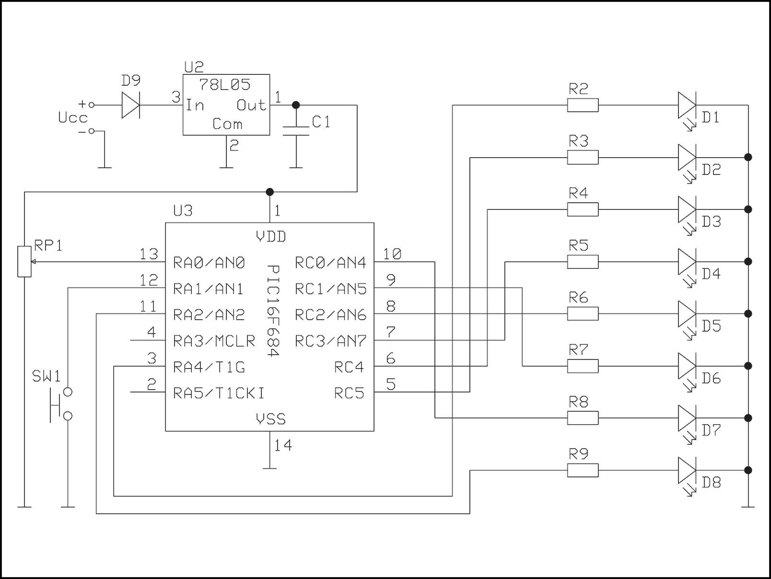 UFO LED Chaser Beacon Sequencer Lights Flash Show Strobe 8x | Etsy