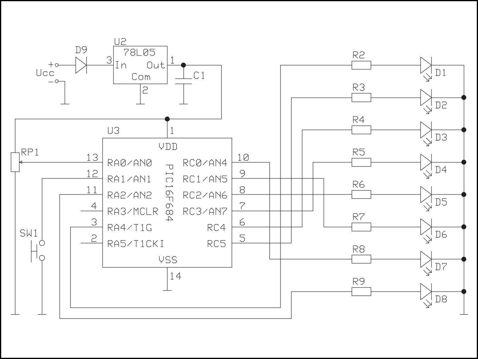 UFO LED Chaser Beacon Sequencer Lights Flash Show Strobe 8x - Etsy