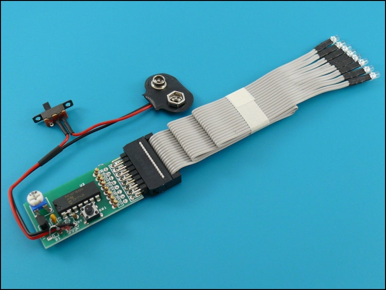 RC 8 LED Light Set Strobe Flash Chaser System HK9925 - Etsy Canada