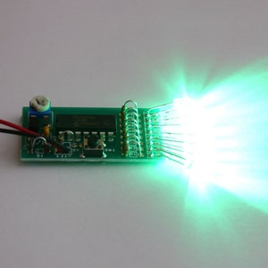 LED Chaser Strobe Light Flash Controller Speed Control 8x 3mm Leds RC ...