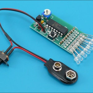 LED Chaser Strobe Light Flash Controller Speed Control 8x 3mm Leds RC ...