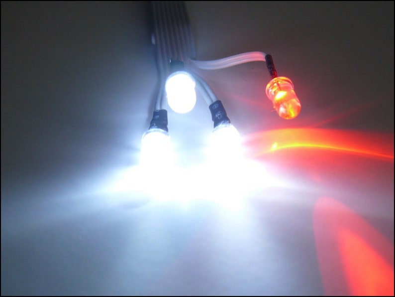 Train Lighting LED Kit Flashing Ditch Lights Headlight Rear Light ...
