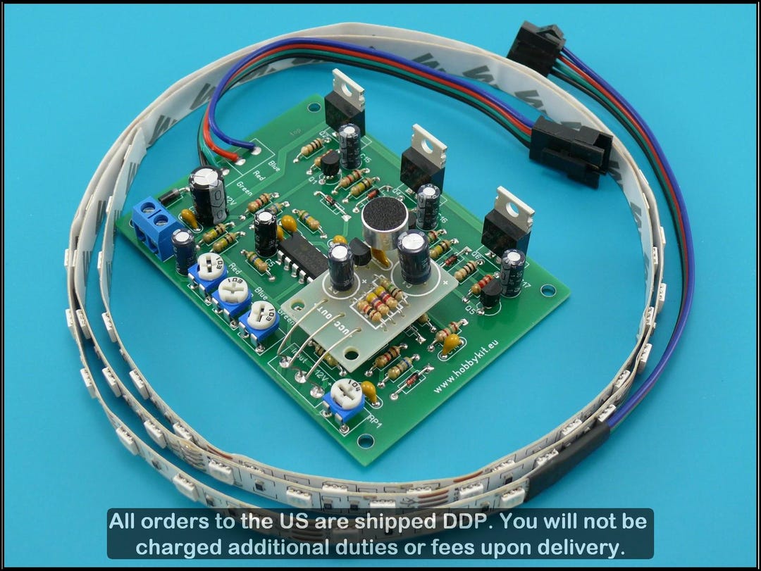 RGB LED Color Organ: 3-channel Spectrum Analyzer With 5050 LED Strip ...