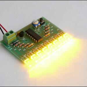 LED Chaser Knight Rider Light Follower Sequencer Scroller Strobe 16 ...