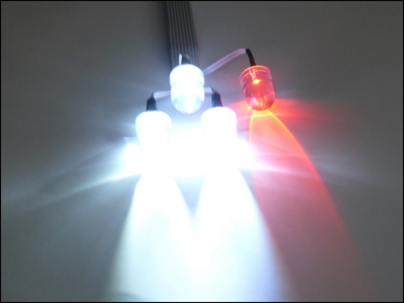 Train Lighting LED Kit Flashing Ditch Lights Headlight Rear Light ...